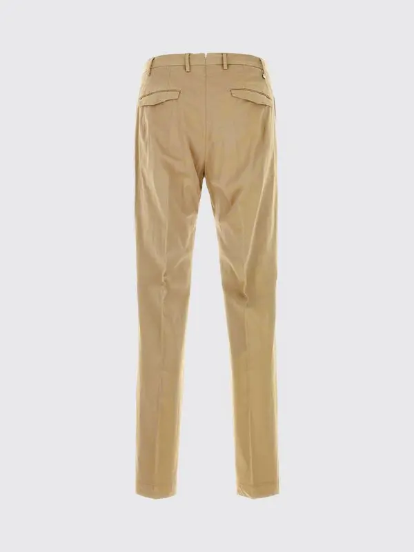 PT TORINO Stretch Cotton Chino Trousers - Brown