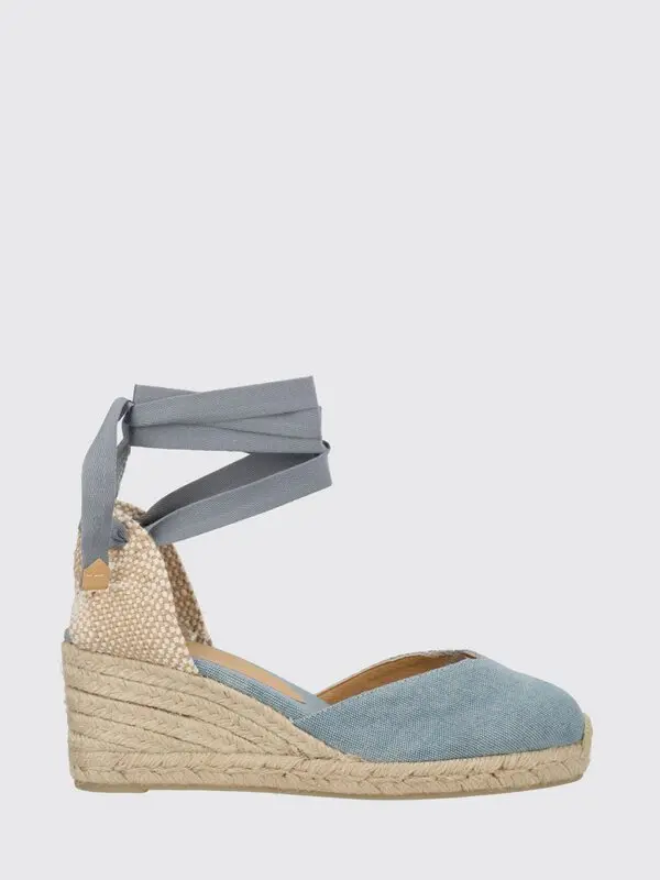 CastaÑer Chiara Mid Wedge Espadrilles With Ankle Ties