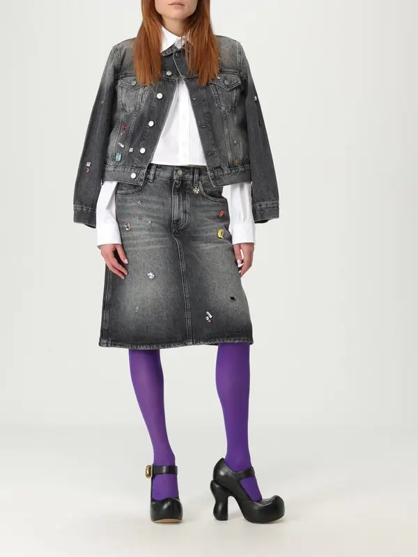 Marc Jacobs Embellished Denim Skirt