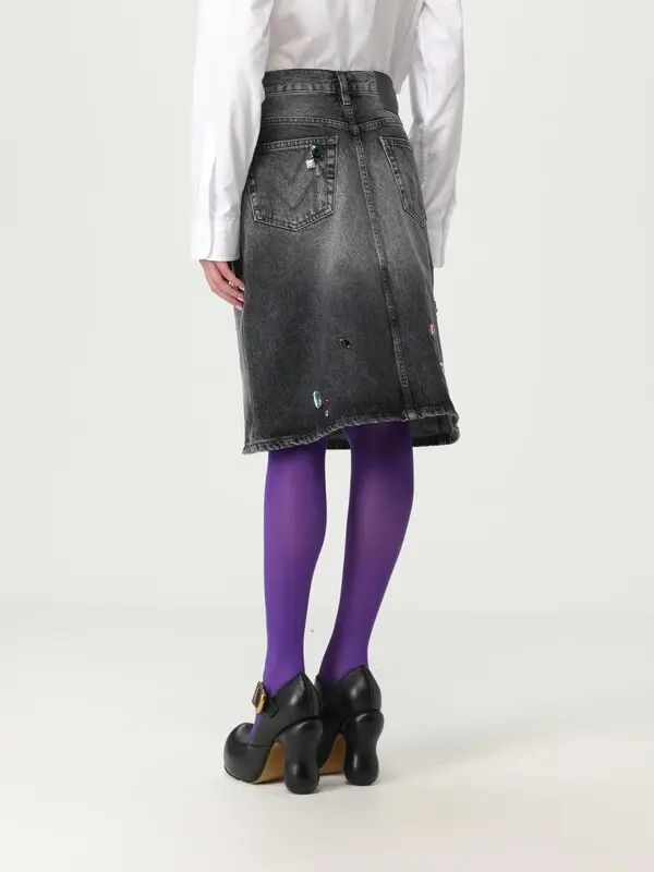 Marc Jacobs Embellished Denim Skirt