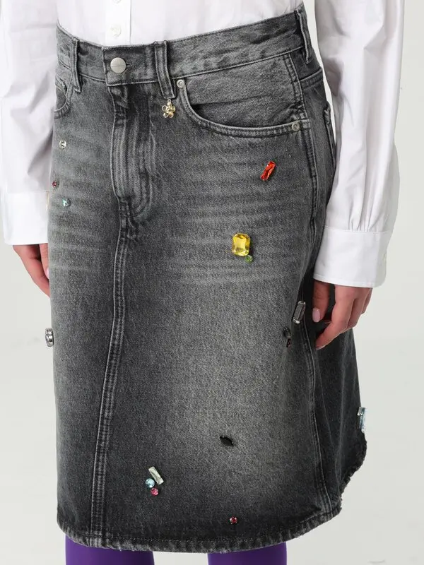 Marc Jacobs Embellished Denim Skirt
