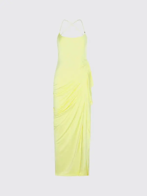 Versace Viscose Gown With Medusa Detail