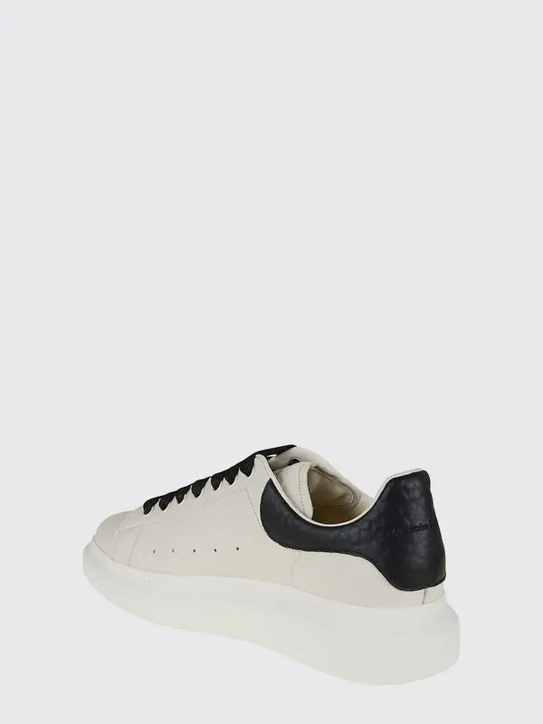 Alexander McQueen Tumbled Leather Oversize Sneakers