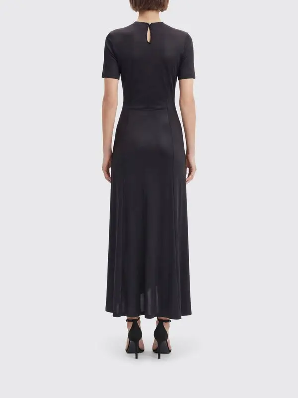 Rabanne Button Detail Dress - Black