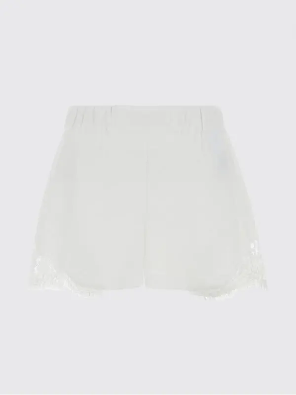 Versace Cotton And Lace Jogging Shorts
