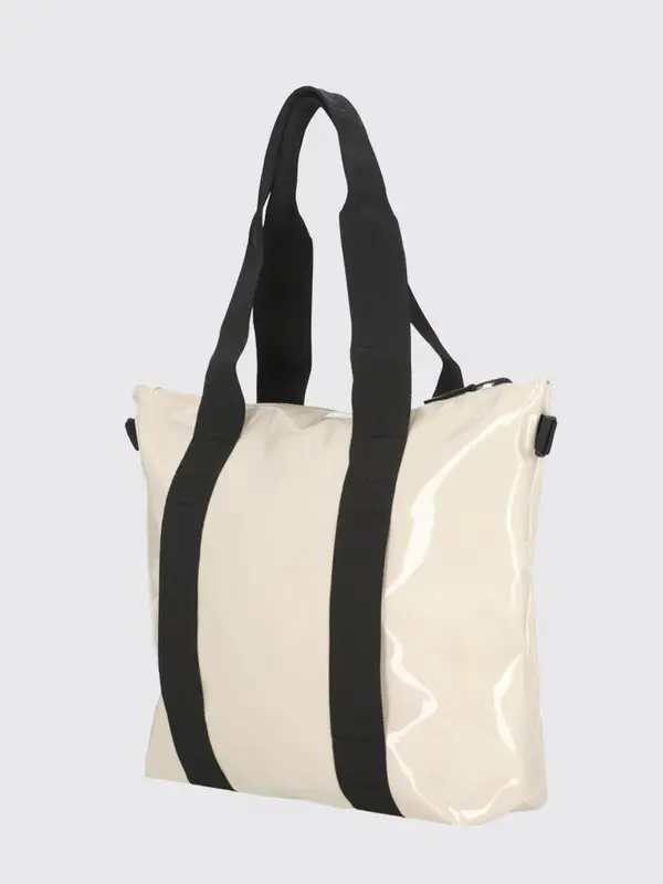 Rains Waterproof Tote Bag In Polyester - Beige