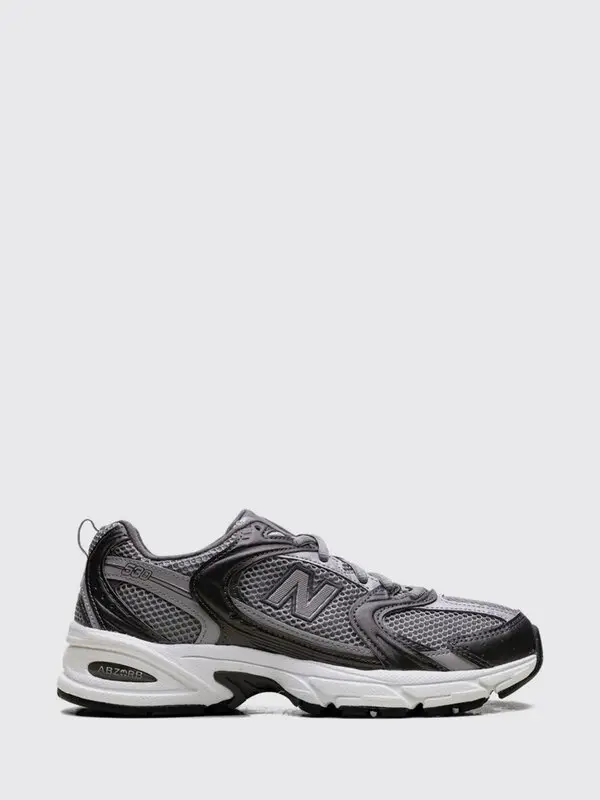 NEW BALANCE 530 Two Tone Mesh Lace Up Sneakers - Black