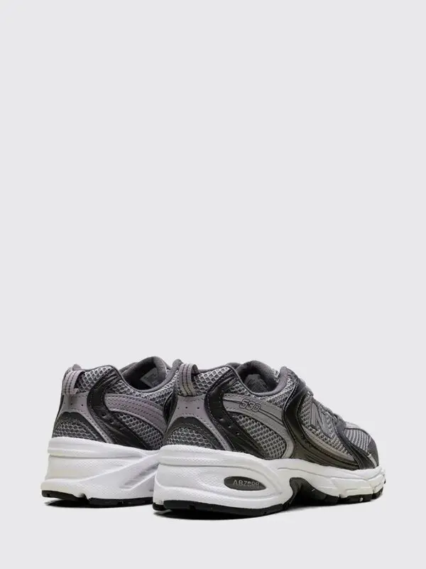 NEW BALANCE 530 Two Tone Mesh Lace Up Sneakers - Black