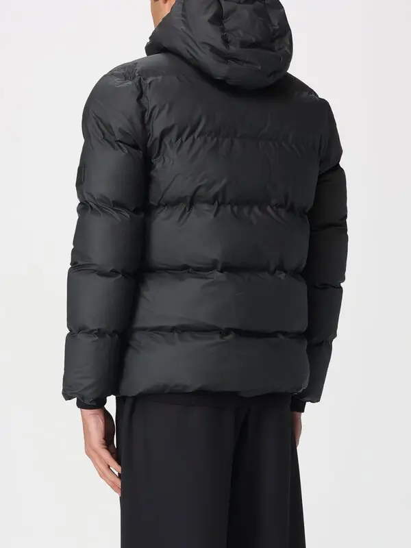 Rains Quilted Zip Up Jacket With Hood