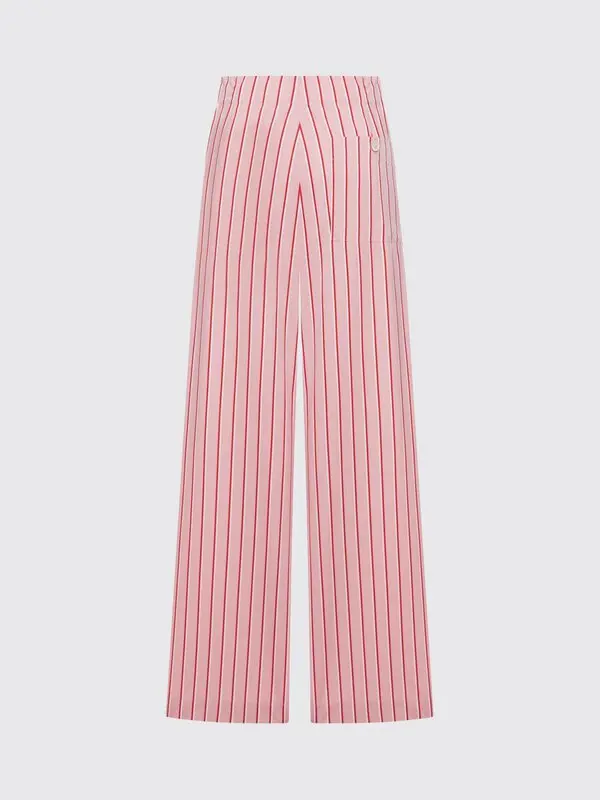 Dries Van Noten Striped Cotton Wide-leg Palazzo Pants