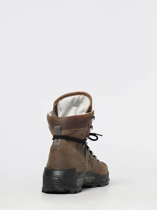 Premiata Lace-up Leather Boots - Brown