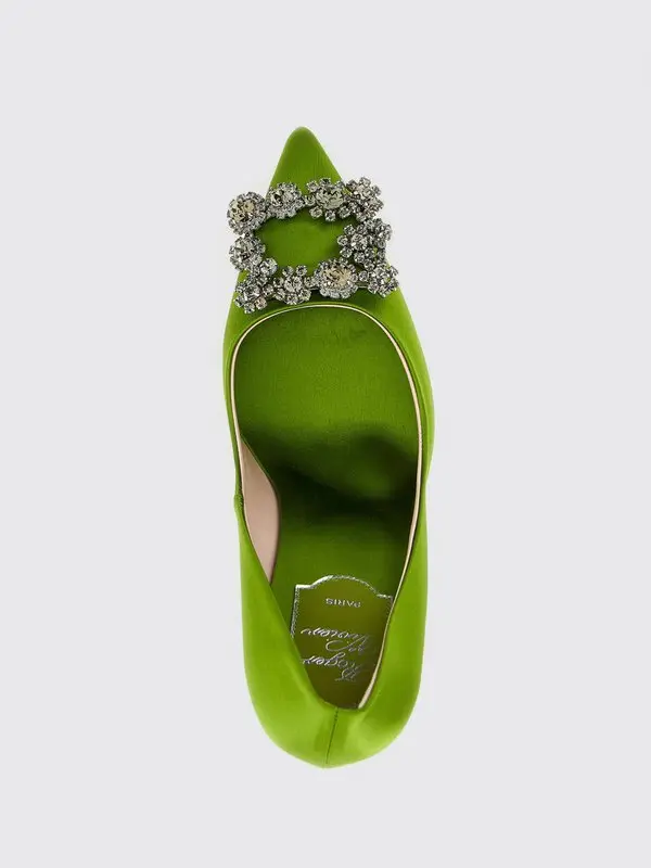 ROGER VIVIER Embellished Pumps - Green