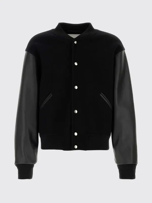JIL SANDER Pure Virgin Wool Bomber Jacket With Elasticated Collar And Hem