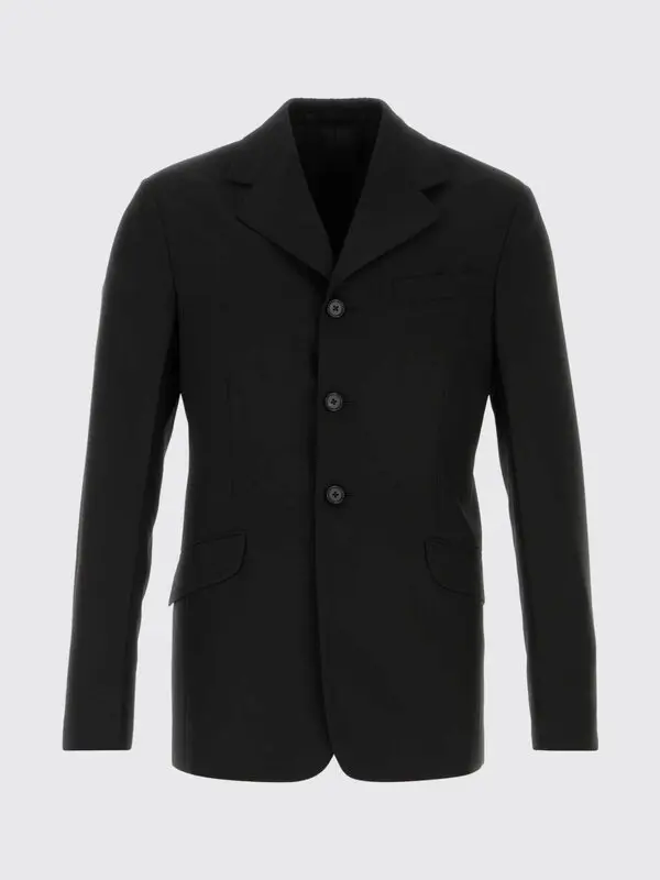 JIL SANDER Single-breasted Pure Virgin Wool Blazer With Classic Lapels And Flap Pockets - Black
