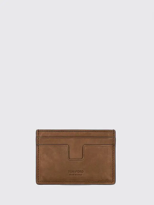 TOM FORD Nubuck Credit Card Holder