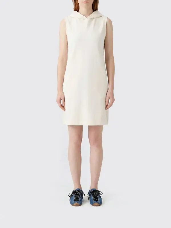 TWINSET Hooded Viscose Blend Dress