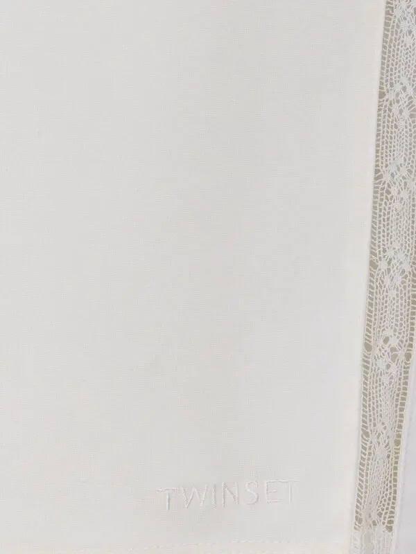TWINSET Hooded Viscose Blend Dress