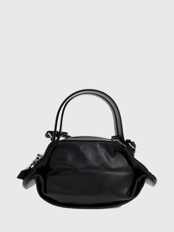 Kenzo Kumo Mini Smooth Lambskin Leather Handbag With Double Handle