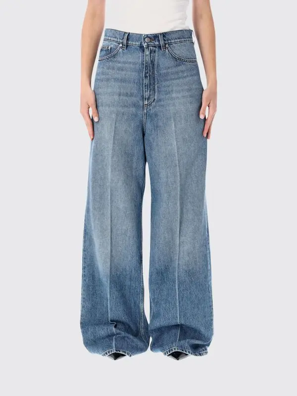 Stella McCartney High-waisted Wide-leg Jeans In Stretch - Denim