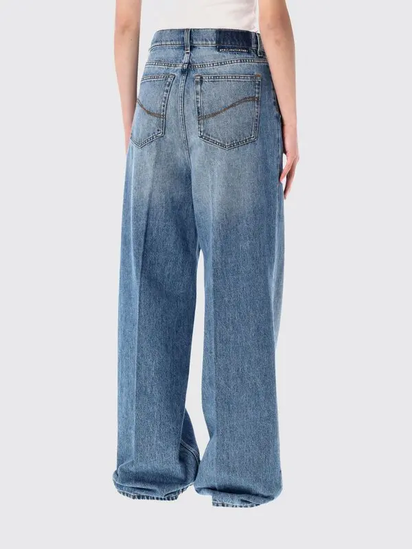 Stella McCartney High-waisted Wide-leg Jeans In Stretch