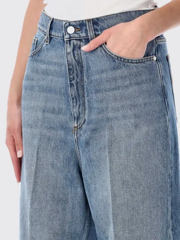 Stella McCartney High-waisted Wide-leg Jeans In Stretch