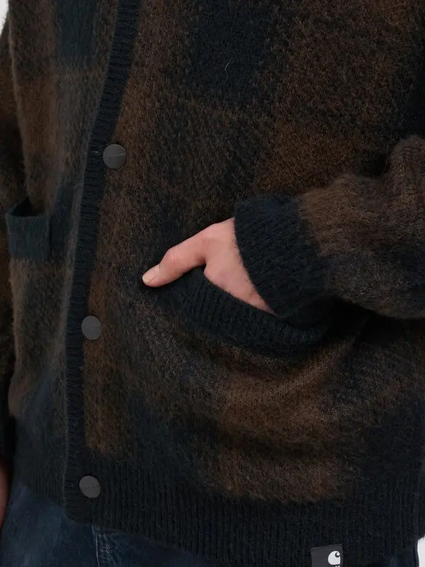 Carhartt Work In Progress Plaid Cardigan