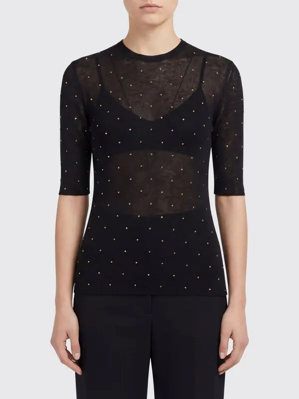 Rabanne Studded Viscose Top