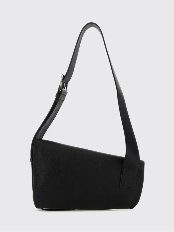 Alexander McQueen Sling T-bar Asymmetric Calf Leather Shoulder Bag