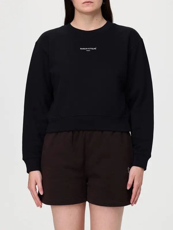 Maison Kitsuné Cotton Crew Neck Sweatshirt