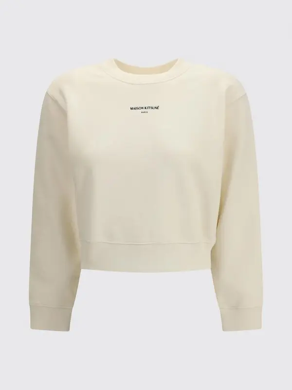 Maison Kitsuné Cotton Crew-neck Sweatshirt - Brown