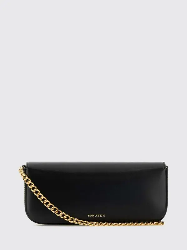 Alexander McQueen Skull Flower Leather Bag