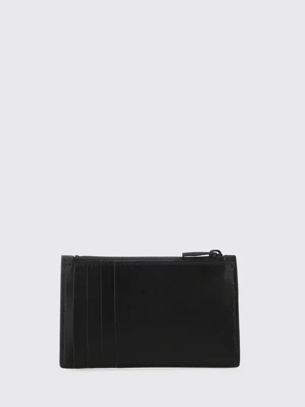 Alexander McQueen Graffiti Leather Card Holder