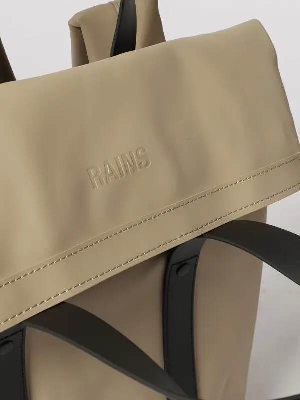 Rains Waterproof 2 Way Backpack In Polyester - Beige