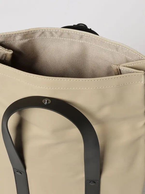 Rains Waterproof 2 Way Backpack In Polyester - Beige