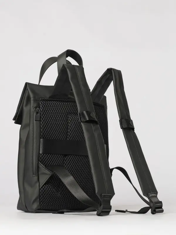 Rains Waterproof Backpack With Adjustable Shoulder Straps - Black