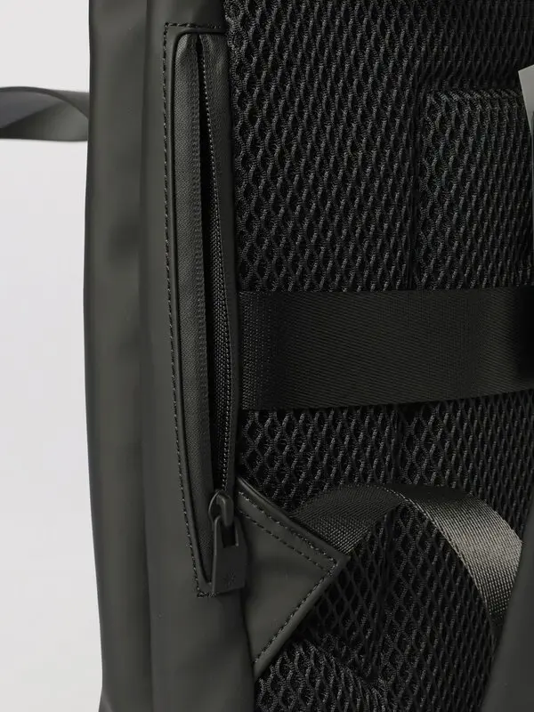 Rains Waterproof Backpack With Adjustable Shoulder Straps - Black