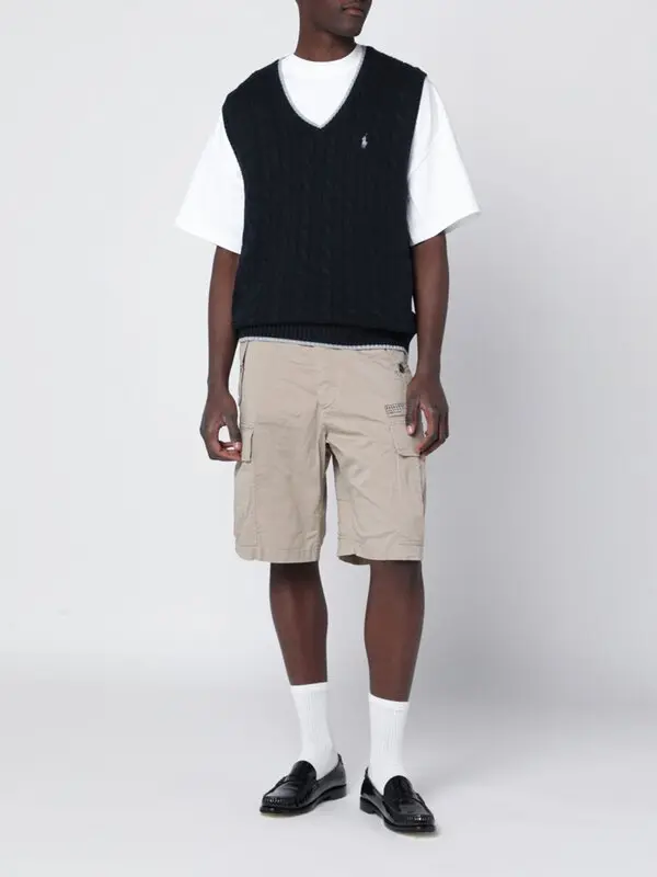 Dsquared2 Cotton Cargo Shorts - Grey
