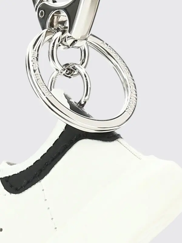 Alexander McQueen Leather And Metal Keychain