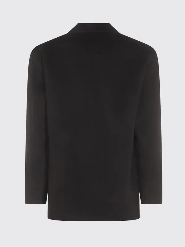 ANINE BING Quinn Single-breasted Blazer In Wool And Cashmere Blend - Black