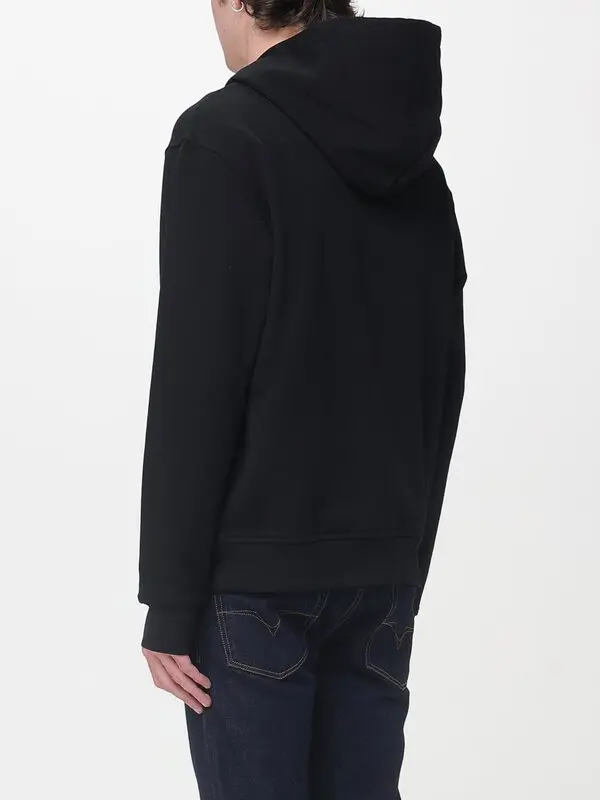 Versace Cotton Hoodie With Logo