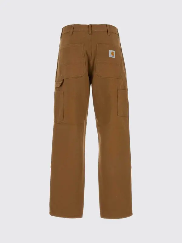 Carhartt Work In Progress Double Knee Trousers In Organic Cotton Canvas