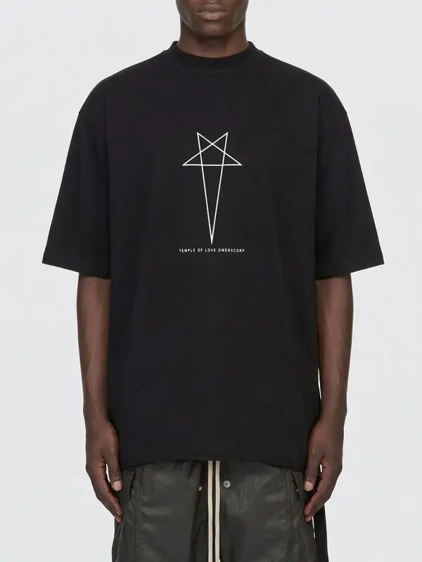 Rick Owens Cotton T-shirt With Logo