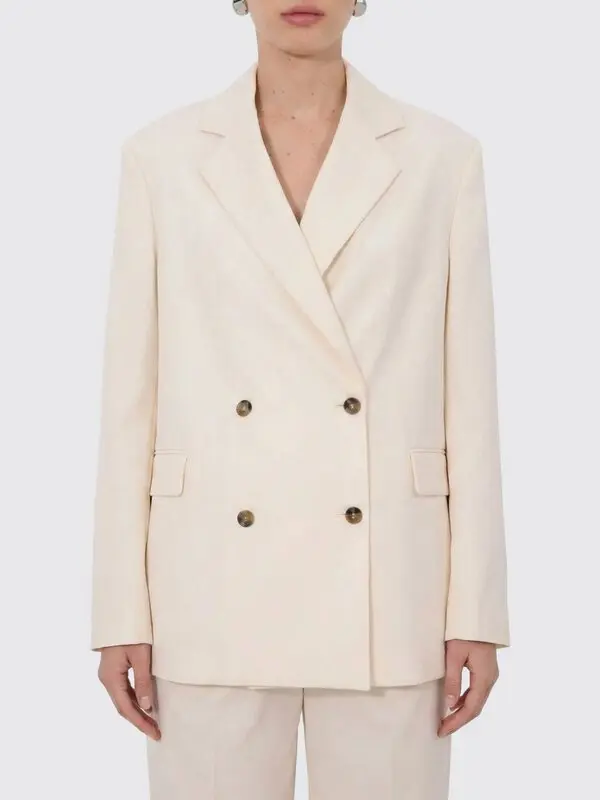 Loulou De Saison Virgin Wool Double-breasted Blazer - Pink