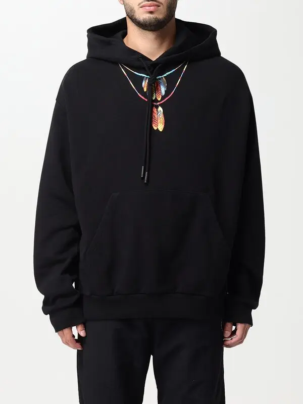 COUNTY OF MILAN Hoodie With Feather Detail