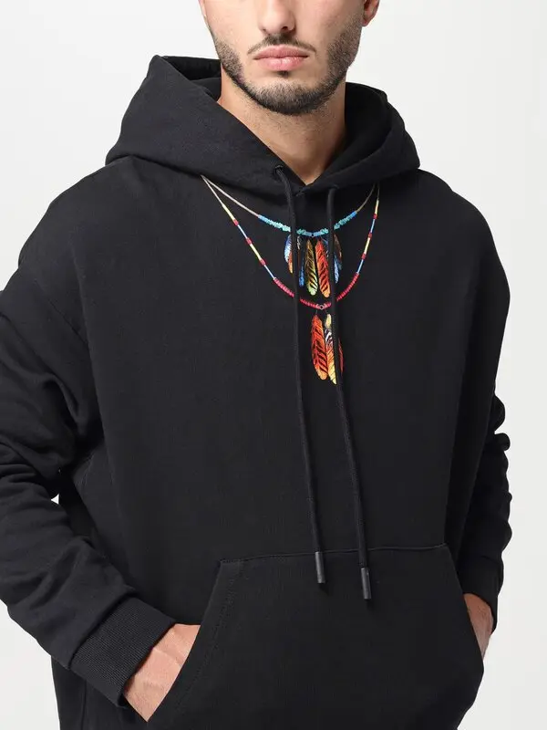 COUNTY OF MILAN Hoodie With Feather Detail