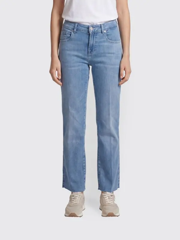 7 For All Mankind Slim Fit Stretch Denim Jeans - Gnawed Blue