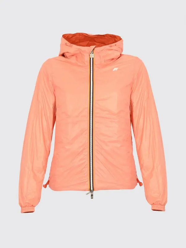 K-WAY Lil 2.0 Plus.2 Reversible Windbreaker Jacket - Orange