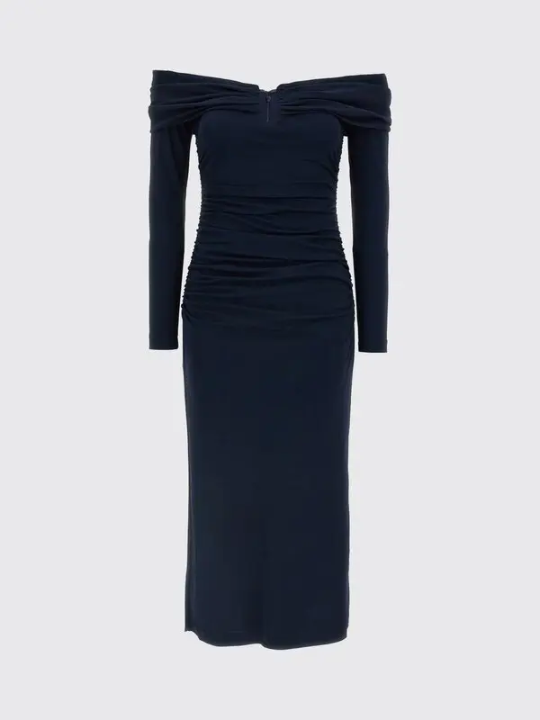 Carolina Herrera Off-the-shoulder Ruched Dress