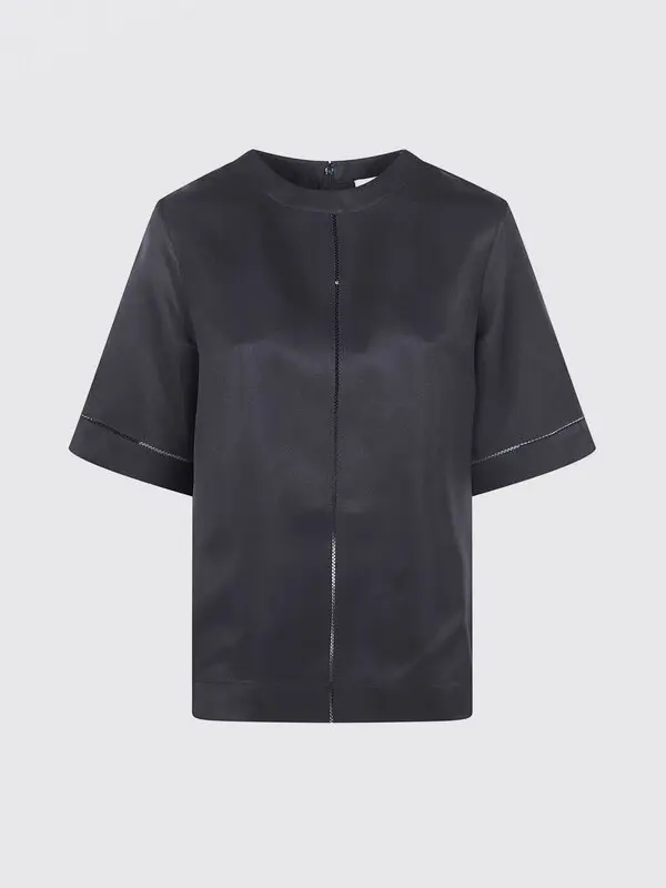 Loulou De Saison Satin Blouse - Black