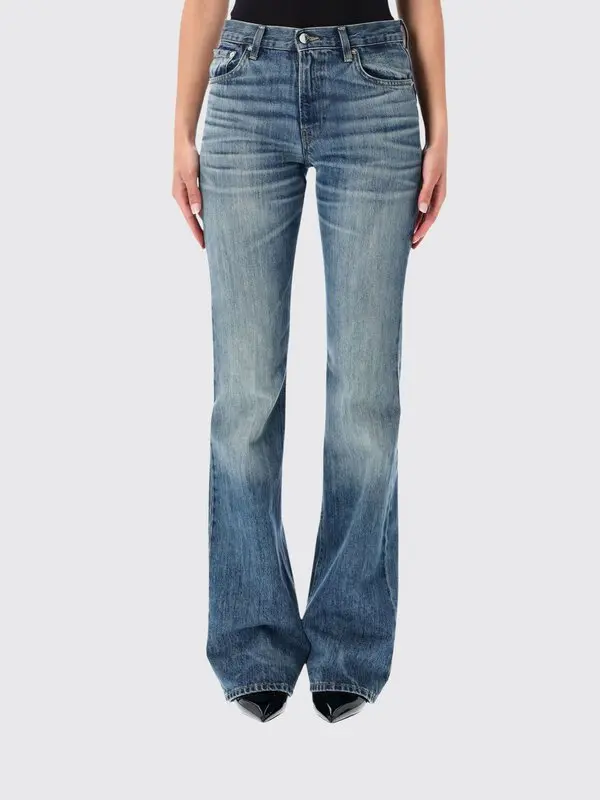HAIKURE Flora High-waisted Slim Flare Jeans In Five-pocket - Denim